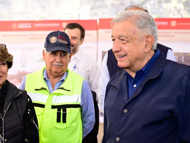 AMLO llega a Palenque para cumbre