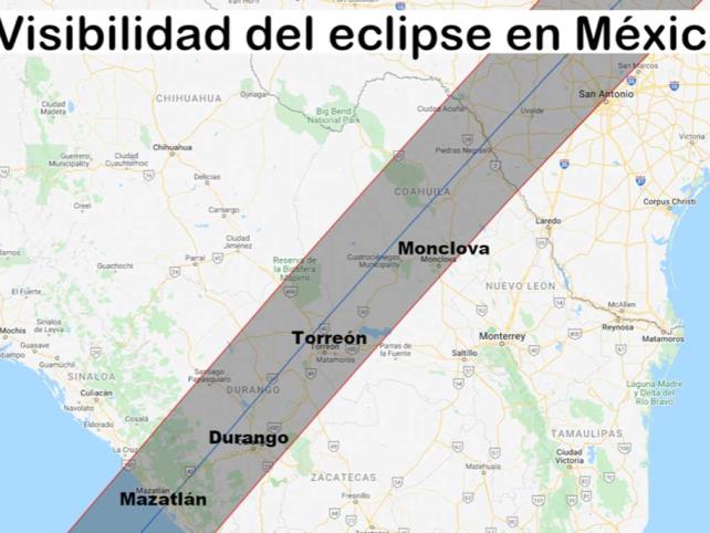 El mejor lugar para ver el eclipse solar