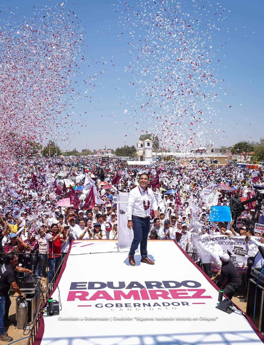 Un gran éxito el inicio de la nueva era de Eduardo Ramírez