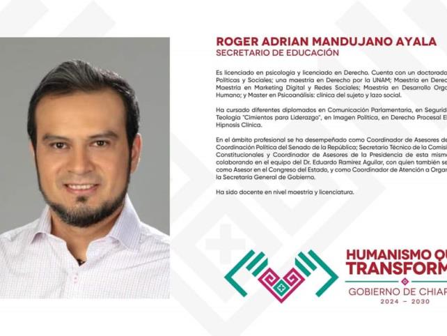 Eduardo Ramírez Aguilar presentó la segunda parte de su gabinete desde Tapachula