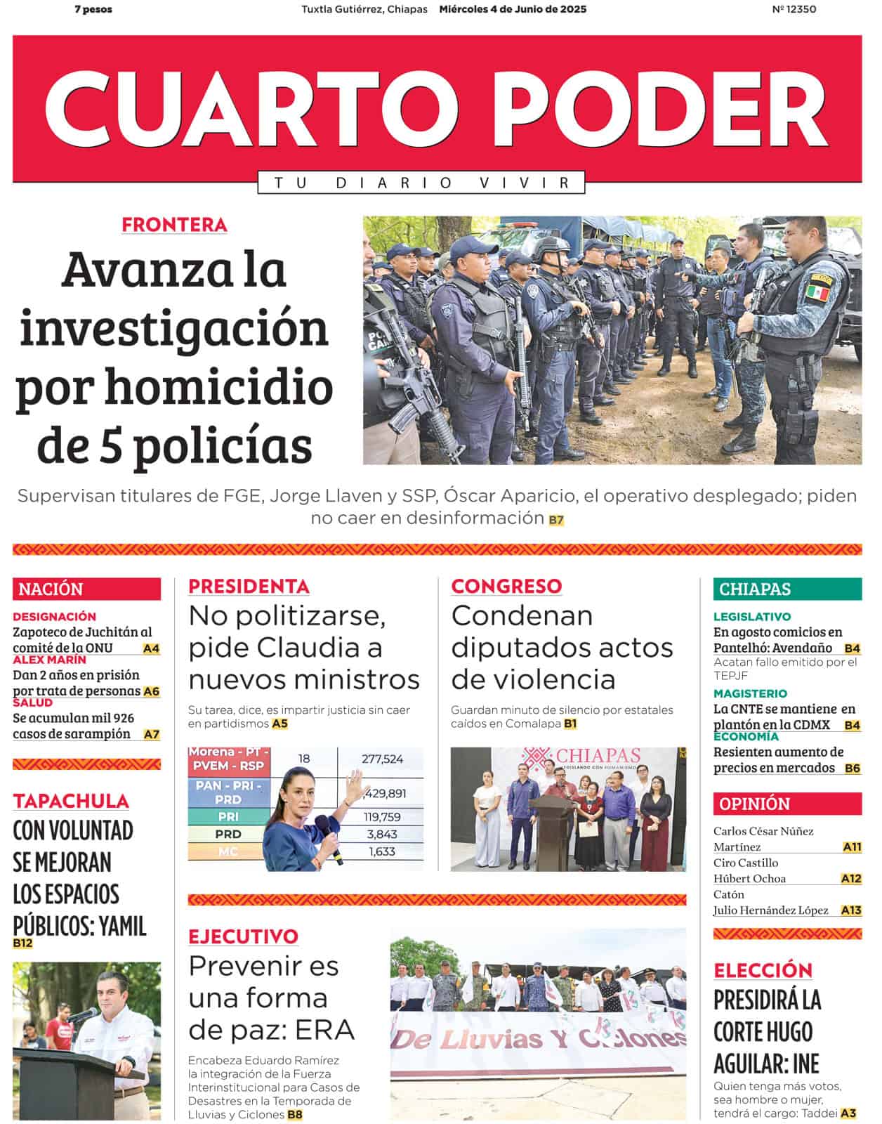 Edición Impresa - Cuarto Poder