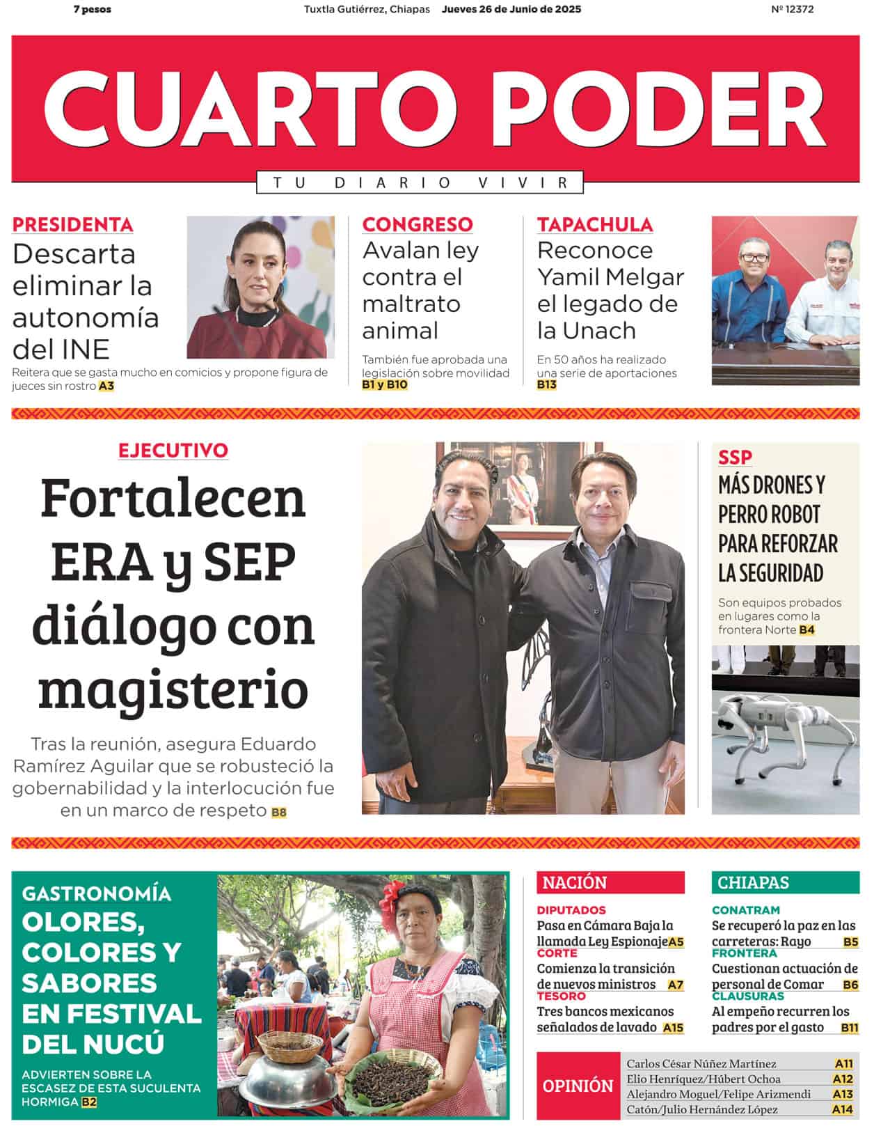 En marcha el Torneo del Estado de Chiapas Cuarto Poder