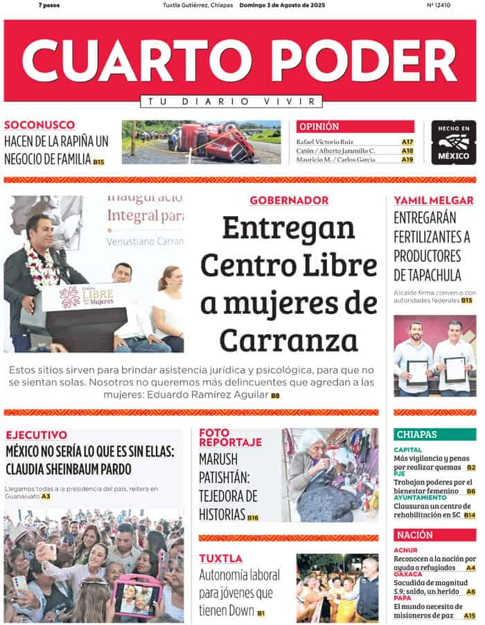 Edición Impresa - Cuarto PoderCuarto Poder